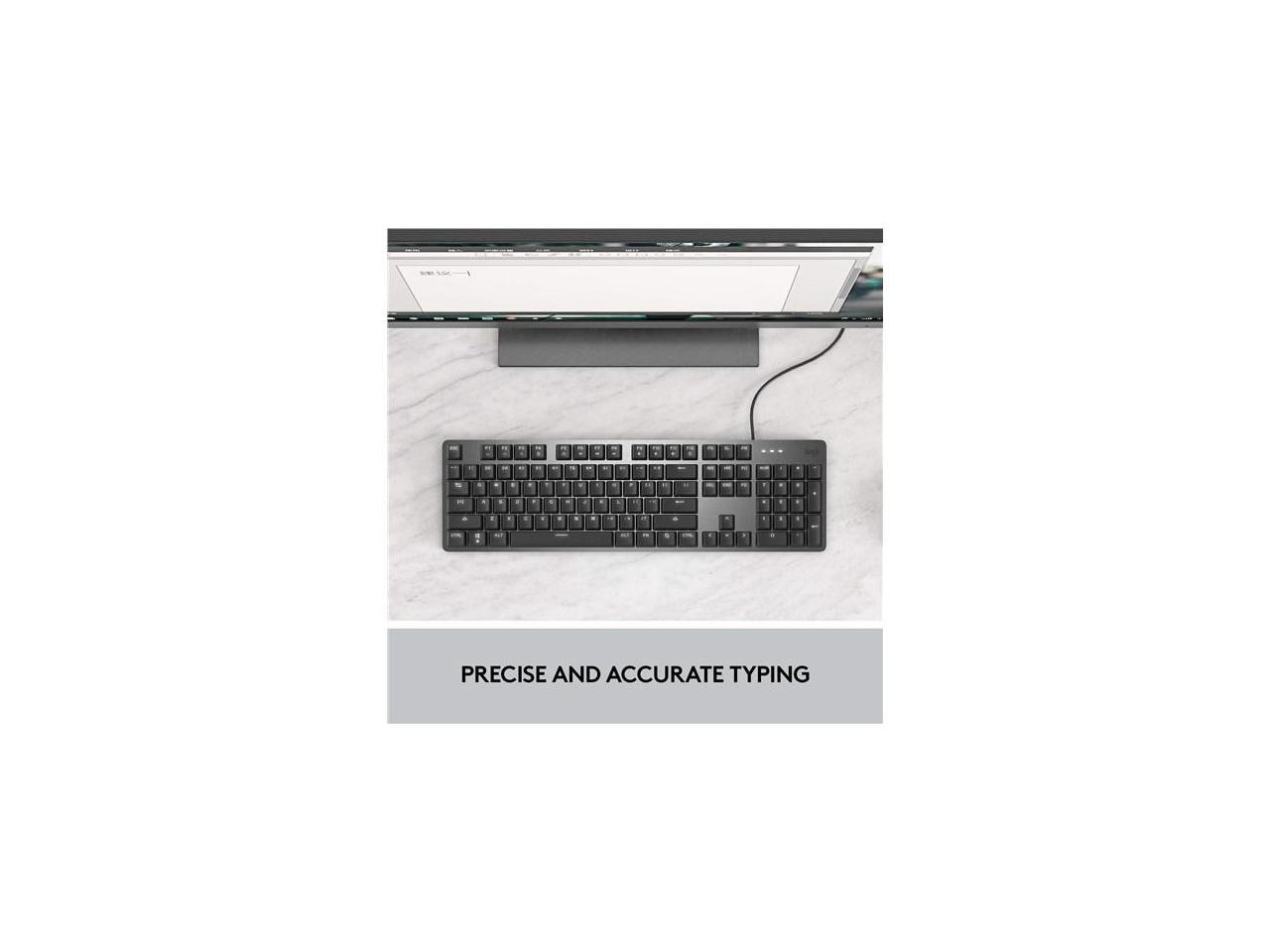Logitech K845 Mechanical Illuminated Keyboard, Strong Adjustable Tilt ...