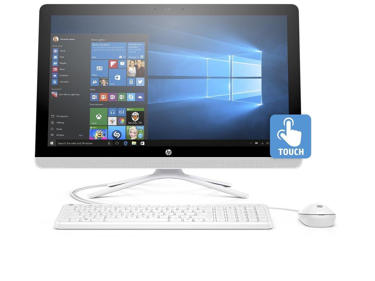 HP 24-g020 All-in-One Computer - AMD A-Series A8-7410 2.20 GHz ...