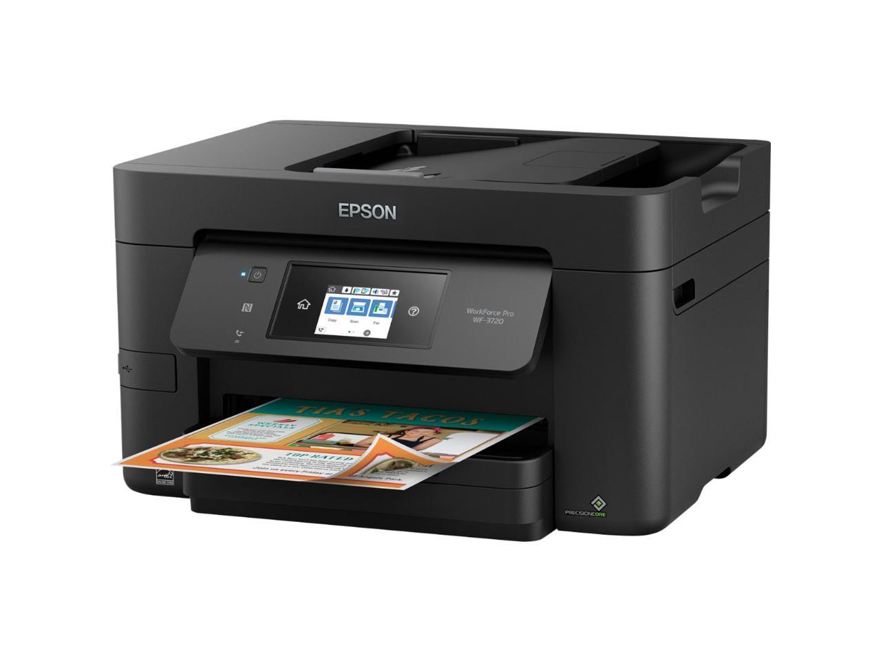 Epson WorkForce Pro WF-3720 Wireless All-In-One Color Inkjet Printer ...