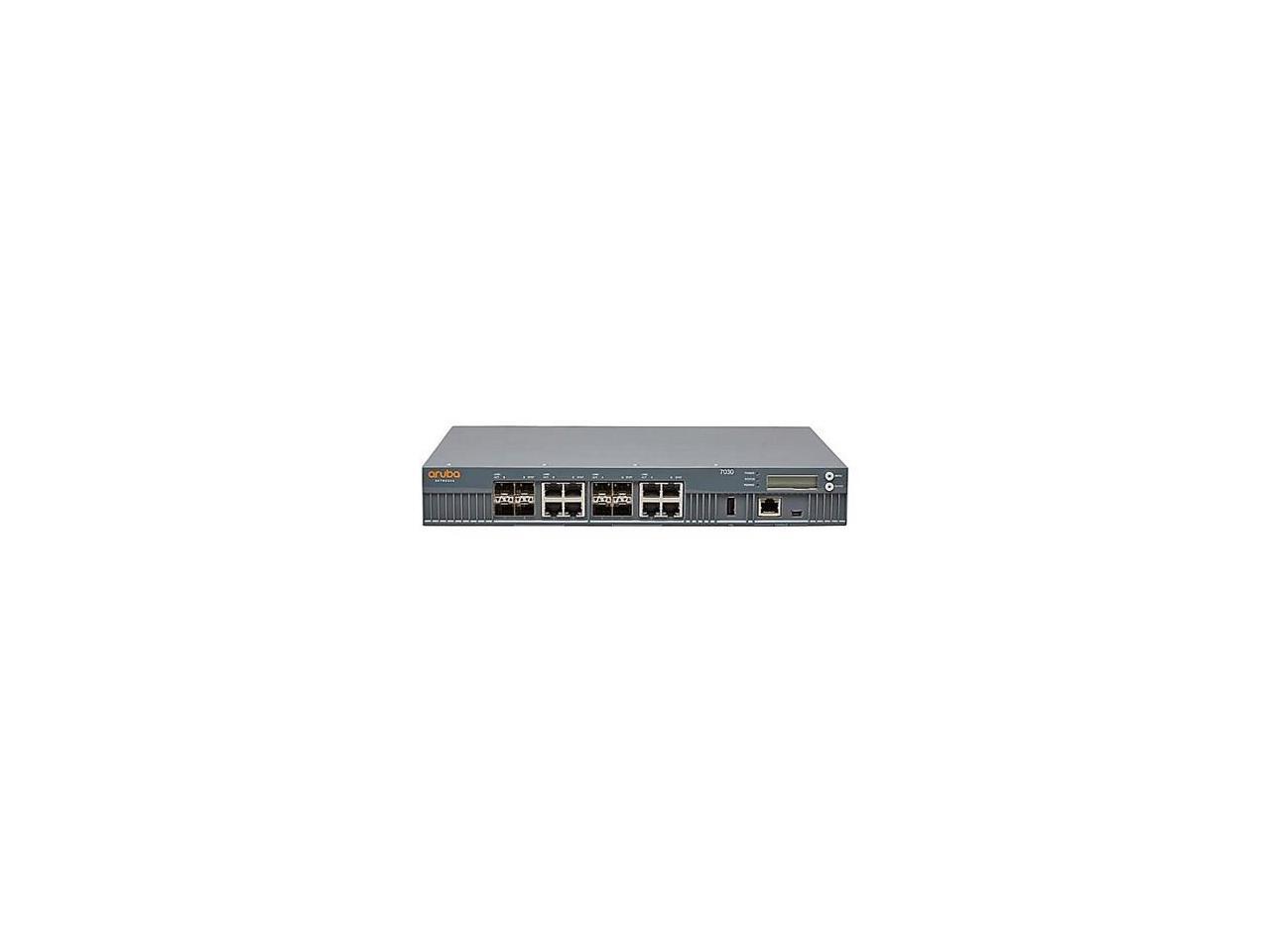 Aruba 7030 (US) 8p Dual Pers 10/100/1000BASE-T/1GBASE-X SFP 64 AP and ...