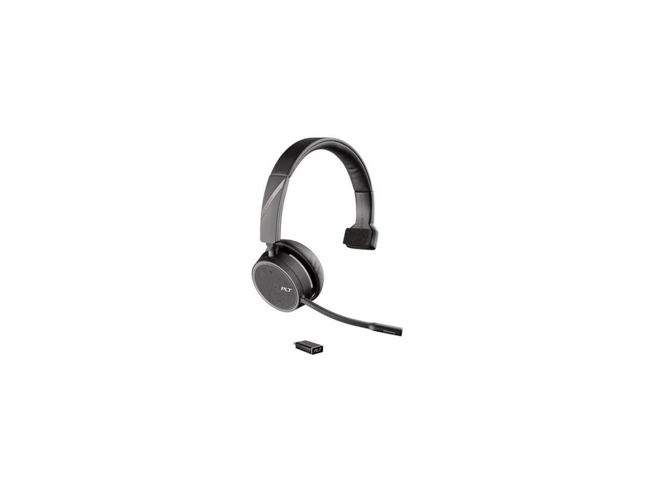 Plantronics Voyager 4210 UC USB-C Mono Bluetooth Headset w/On-Call ...