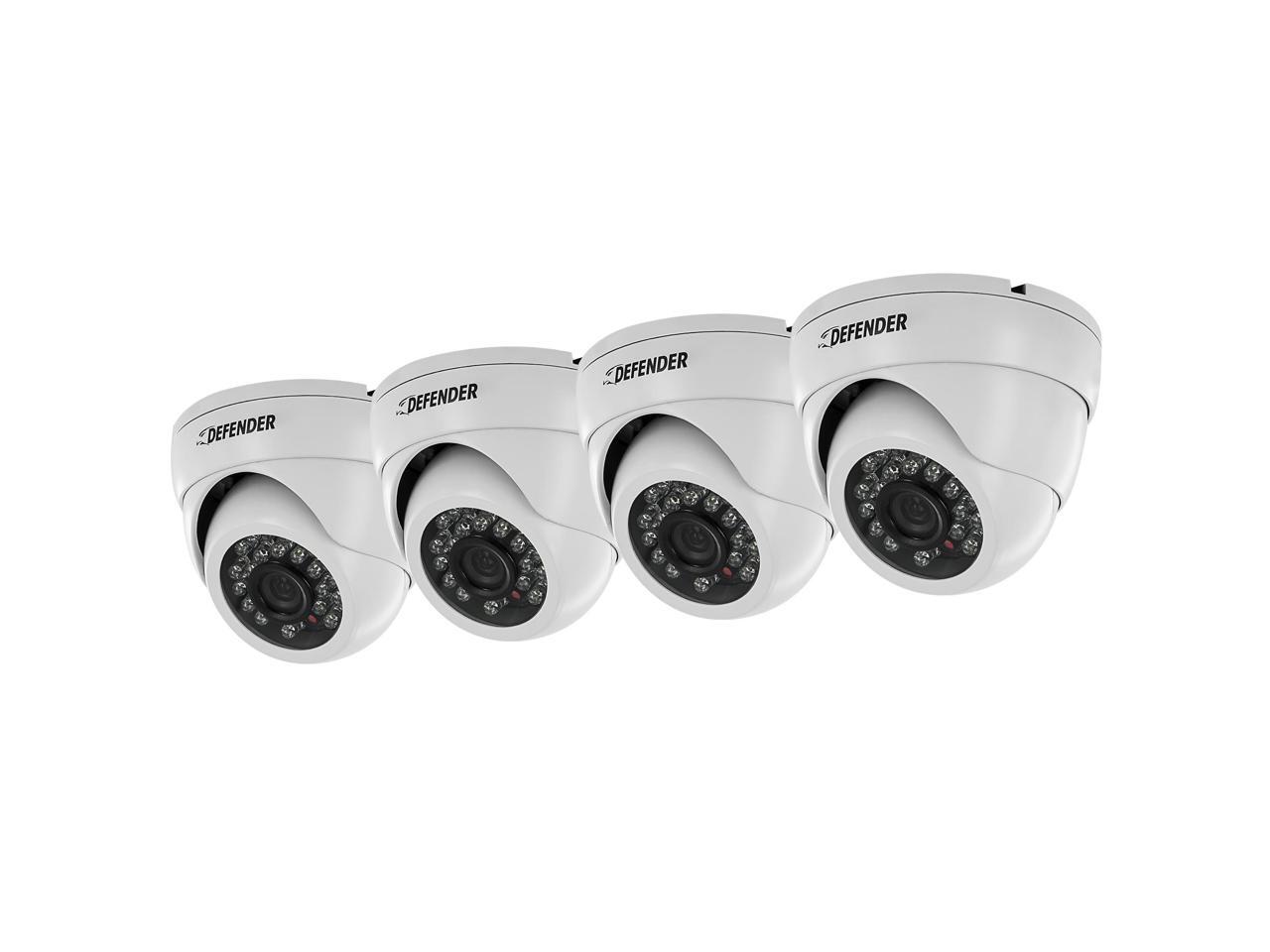 Defender 21320 Pro 4 Pack 800TVL Ultra High Resolution Widescreen ...