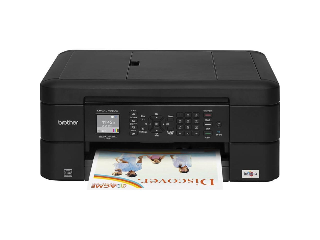 Brother MFC-J485DW Dupelx 6000 dpi x 1200 dpi Wireless / USB Color ...