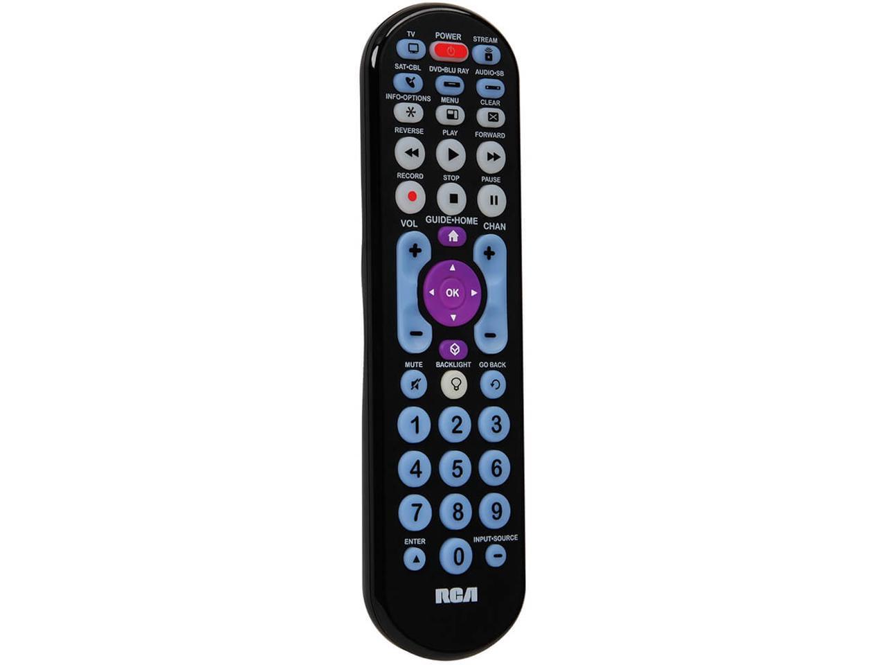RCA RCRBB05BHZ 5-Device Universal Remote - Newegg.com