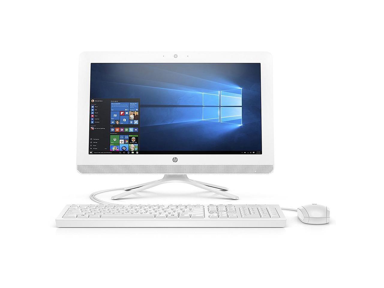 HP 20-c400 20-c410 19.5" AIO Computer Celeron J4005 4GB 1TB HDD Win10 ...