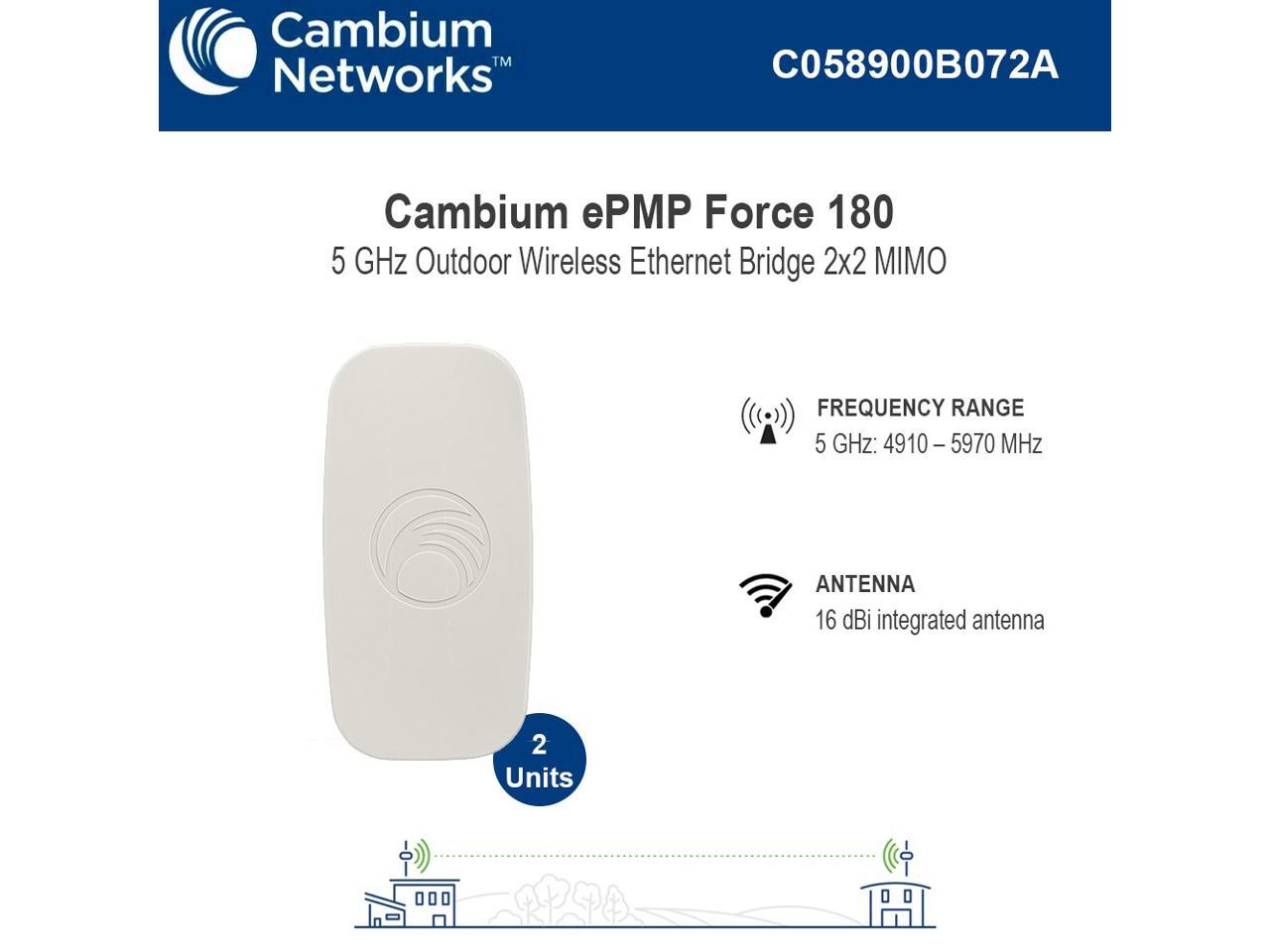 Cambium Networks - C058900B072A - Cambium ePMP 5GHz Bridge-in-a-Box (2 ...