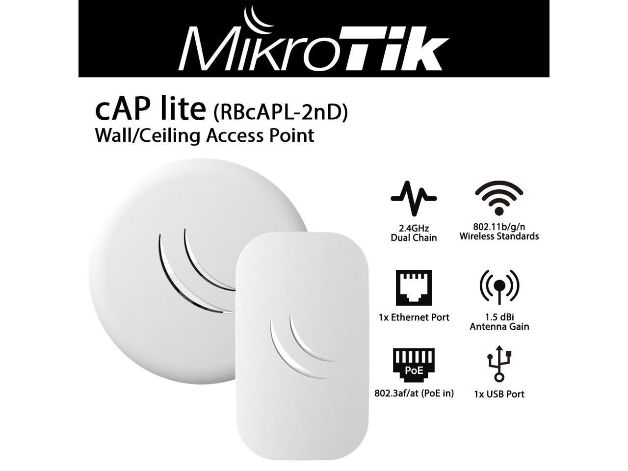 MikroTik cAP Lite - RBcAPL-2nD - Newegg.com