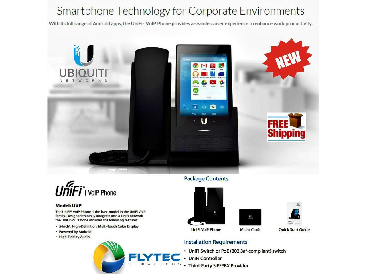 Ubiquiti Networks UVP UniFi VoIP Phone with 5" Touchscreen - Newegg.com