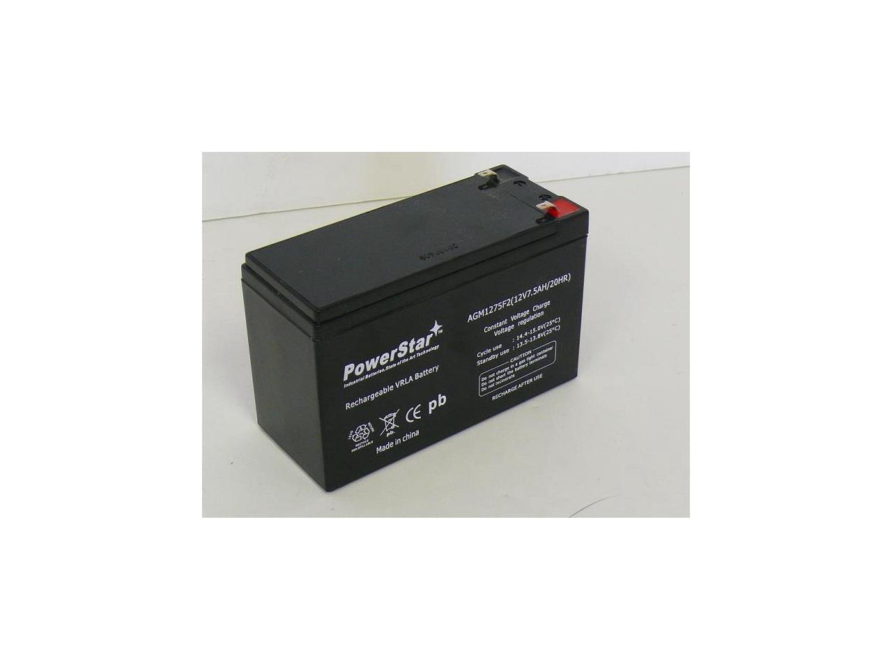 12V 7AH 7.5ah 12 Volt SLA Sealed Lead Acid Fish Finder Battery - Newegg.com