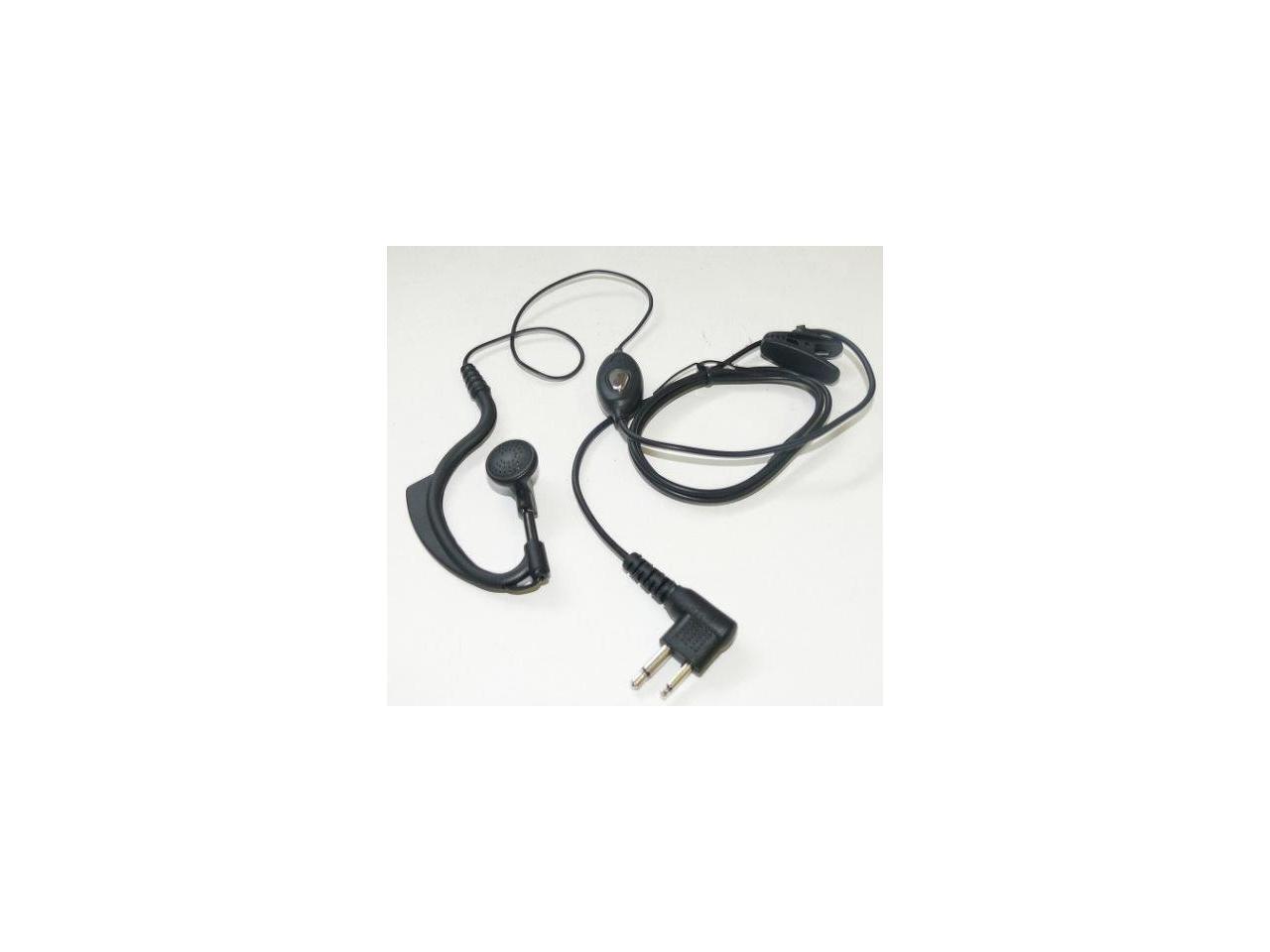 Security Guard Earpiece Earphone Mic for 2 Pin M1 Motorola Walkie ...