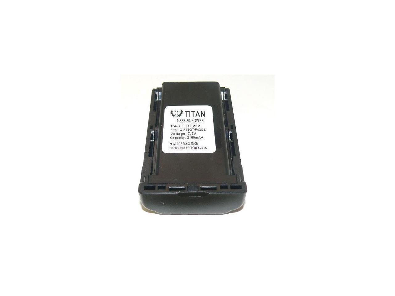 BP-232 BP-232N Battery for ICOM A14 F14 F24 F33GS F3021- - Newegg.com