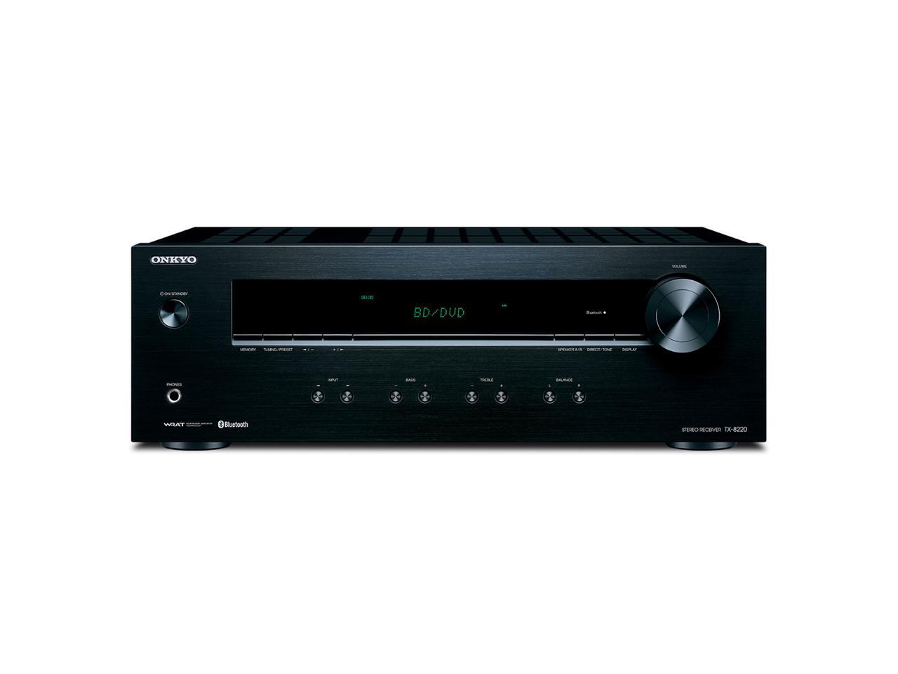 Onkyo TX-8220 Analog Home Audio/Video Stereo Receiver (Black) - Newegg.com