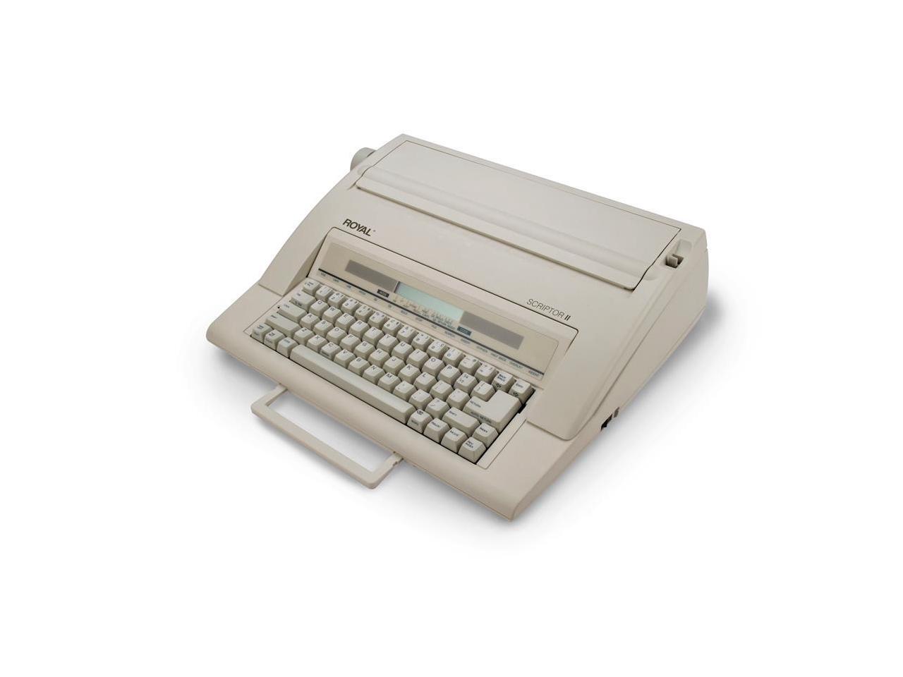 Royal 69147T Scriptor II Personal Portable Electronic Typewriter with ...