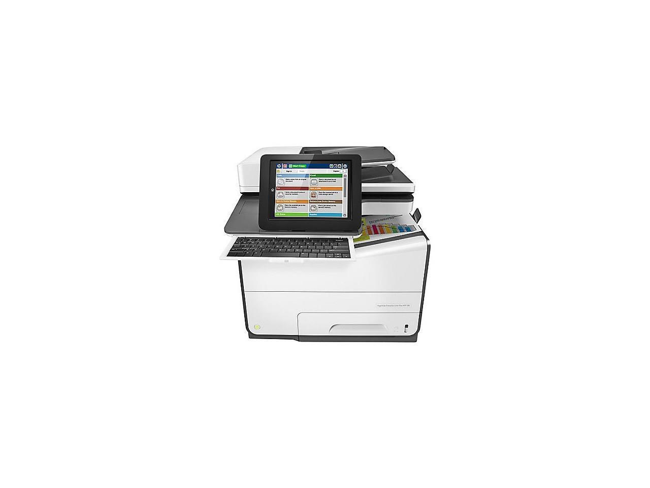 HP PageWide Enterprise Color Flow MFP 586z (G1W41A#201) Printer ...