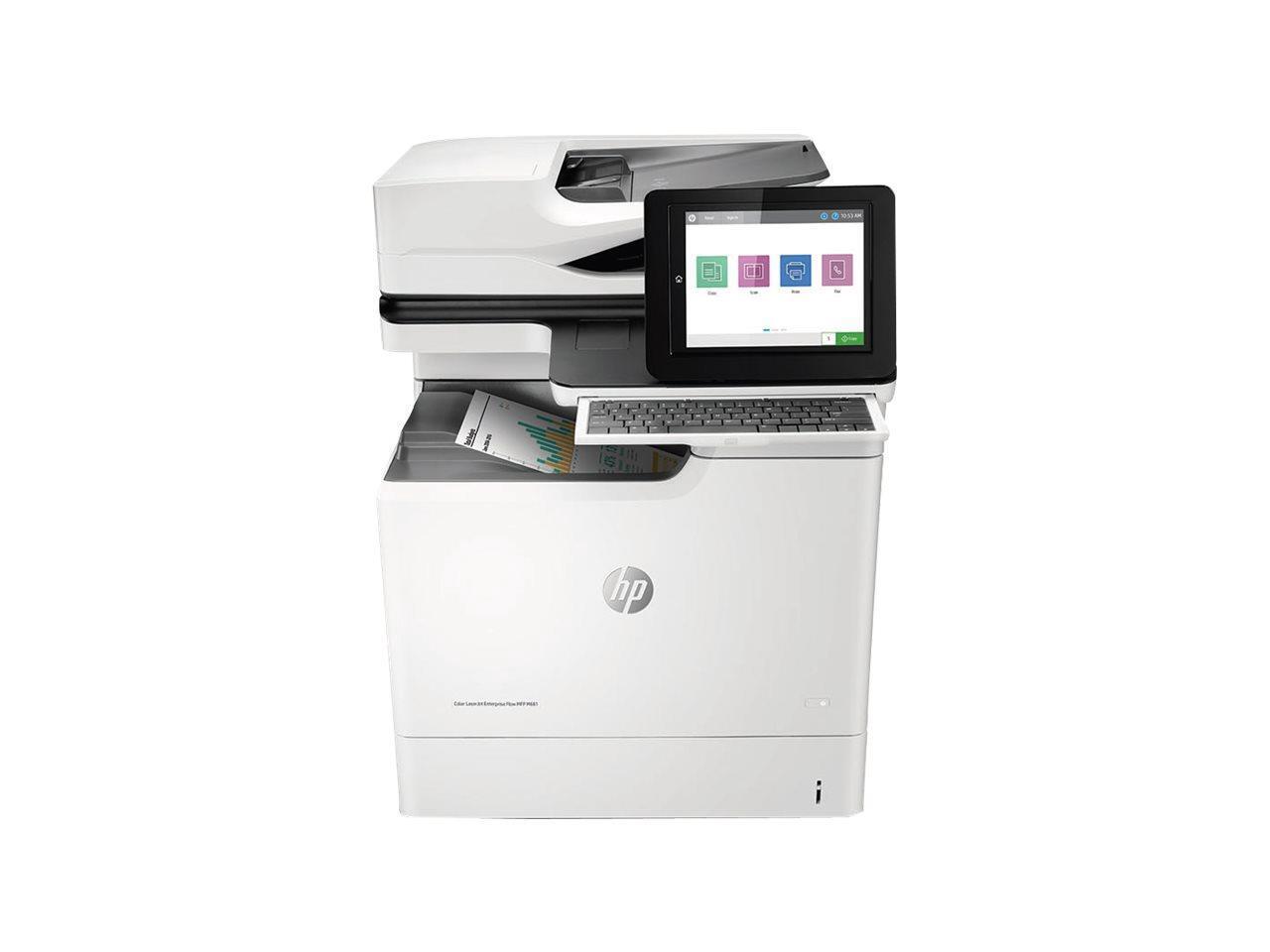 HP LaserJet Enterprise MFP M681dh - Multifunction printer - color ...
