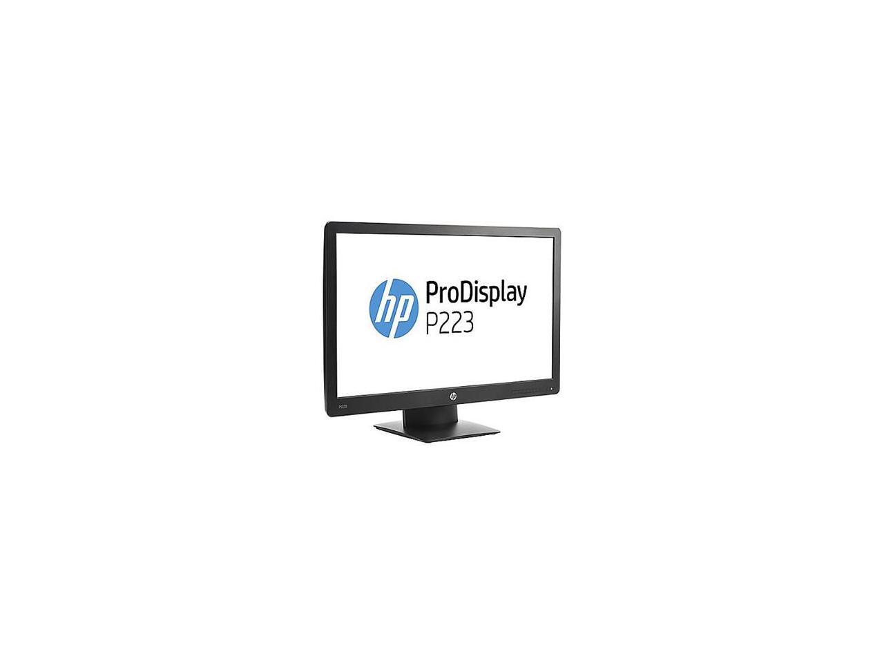 HP ProDisplay P223 21.5" LED Monitor, 1920 x 1080, 16:9, 3000:1, 250 cd/m2, VGA, DisplayPort ...