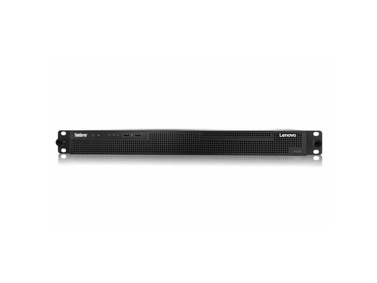 Lenovo ThinkServer RS160 70TG001TUX 1U Rack Server - 1 x Intel Xeon E3 ...