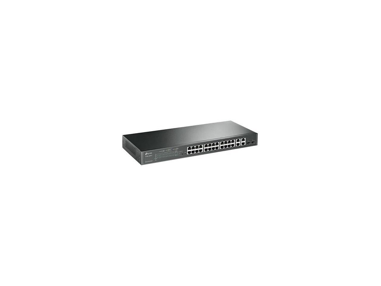 TP-LINK T1500-28PCT (TL-SL2428P) 24-Port 10/100Mbps + 4-Port Gigabit ...
