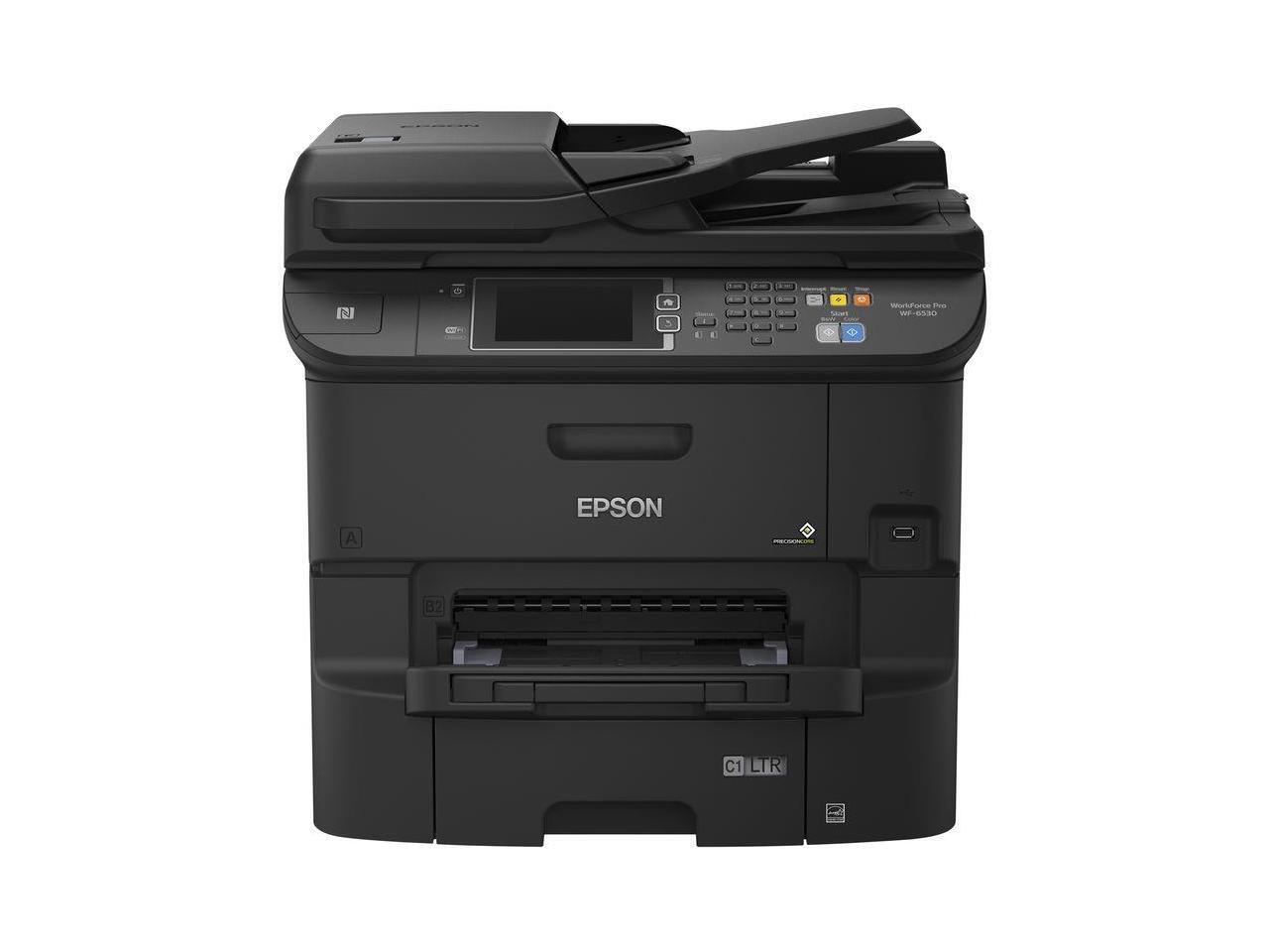 Epson WorkForce Pro WF-6530 (C11CD48201) Up to 24 ppm 4800 x 1200 dpi USB/Ethernet/Wireless/NFC ...