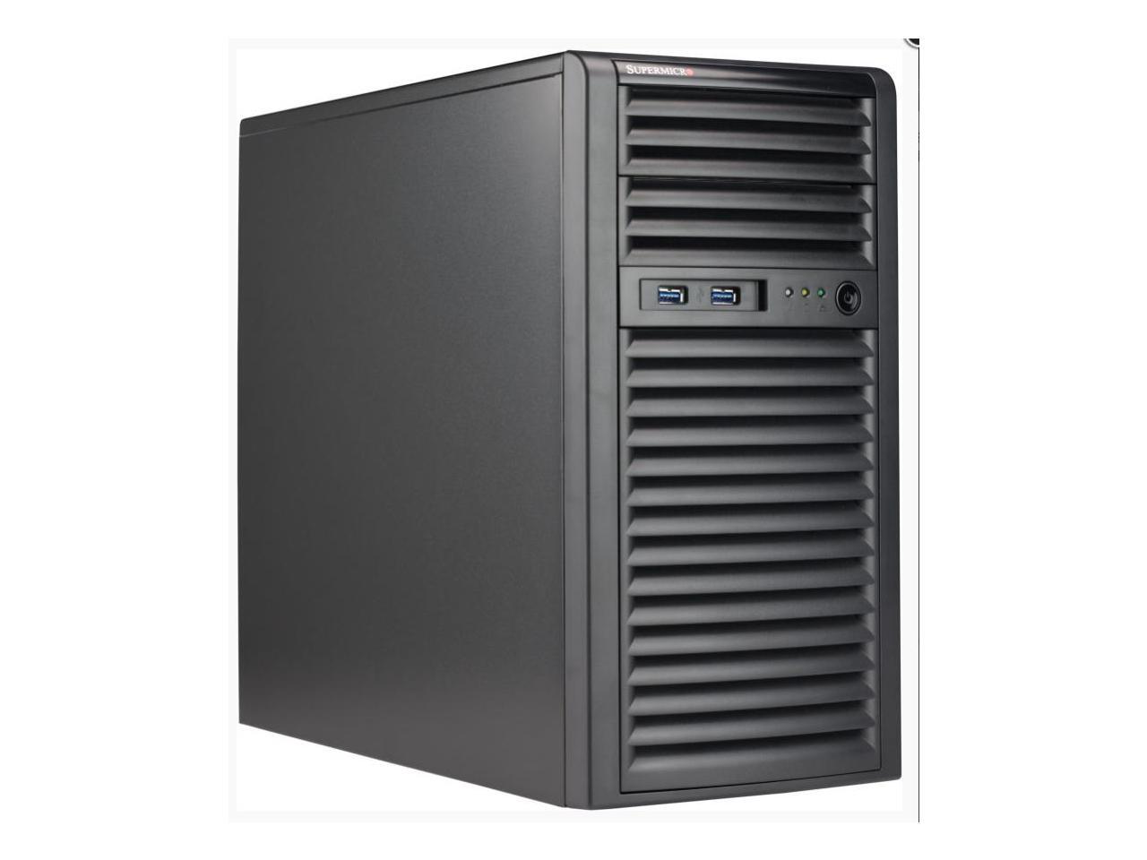 Supermicro Case CSE-731I-404B Mini-tower chassis 2x5.25" External HDD ...