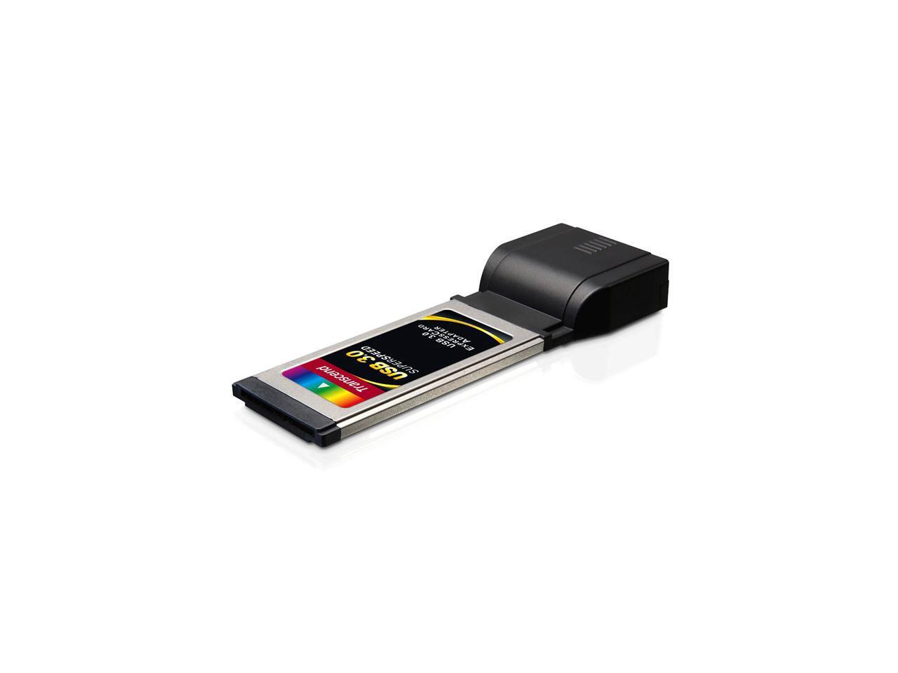 Transcend ExpressCard Adapter To Dual USB 3.0. Hi-Speed Express Card 5 ...