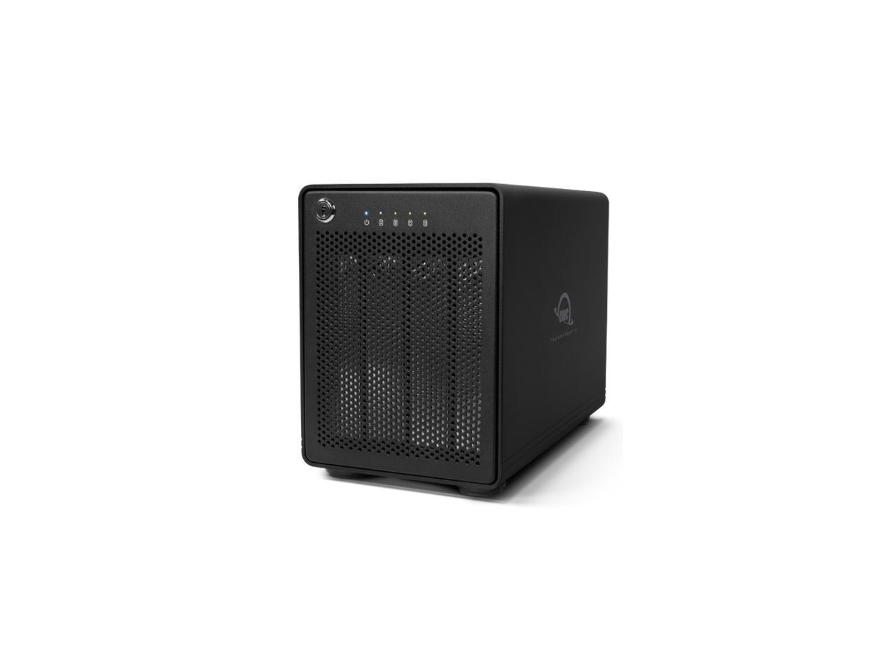 OWC 24TB ThunderBay 4, Four-drive HDD with Dual Thunderbolt 2 Ports, RAID-ready JBOD Solution ...