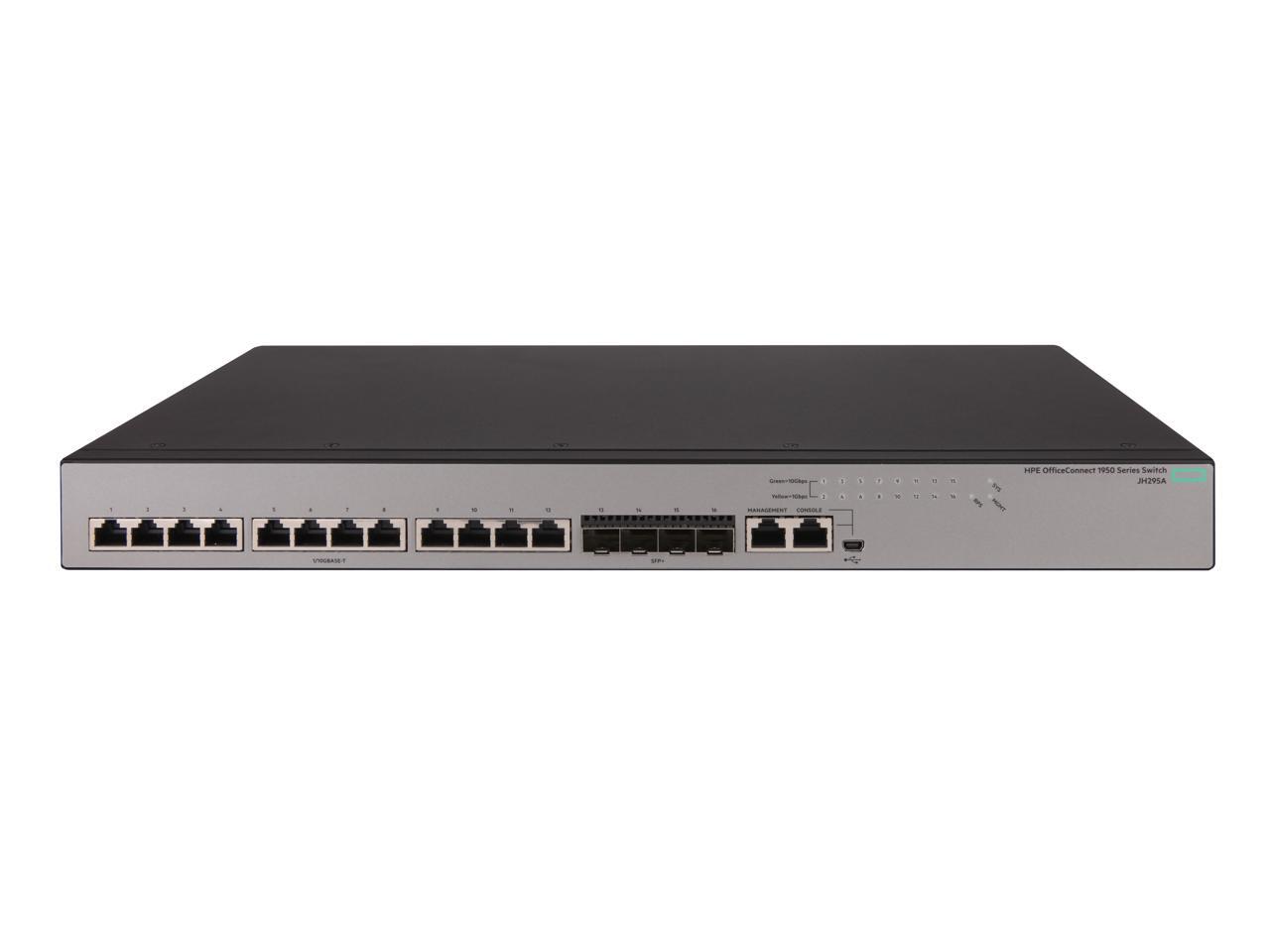 HPE OfficeConnect 1950 12XGT 4SFP+ - switch - 12 ports - rack-mountable ...