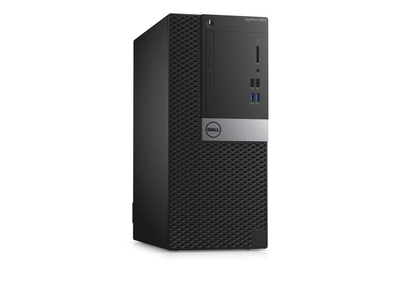 Dell OptiPlex 7040 Desktop Computer - Intel Core i7 (6th Gen) i7-6700 3 ...