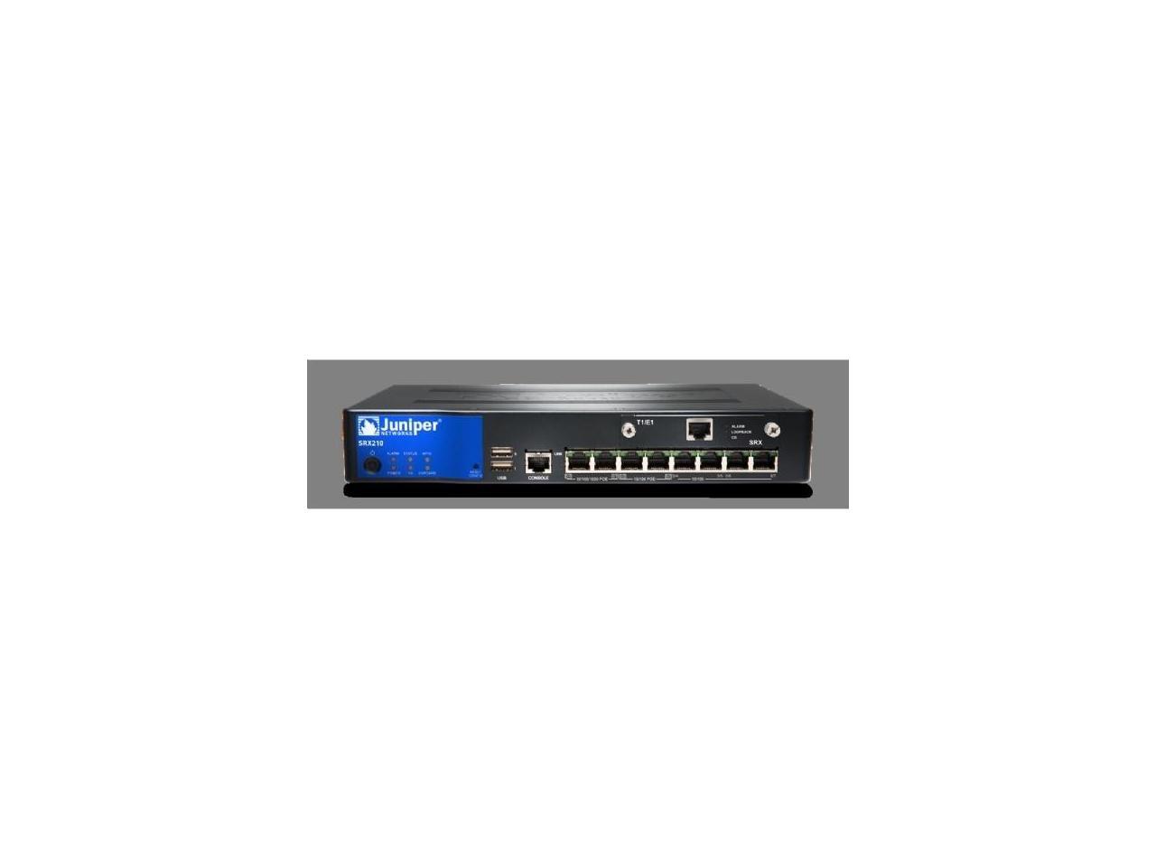 Juniper SRX210HE2-POE SRX210 Services Gateway Power Over Ethernet ...