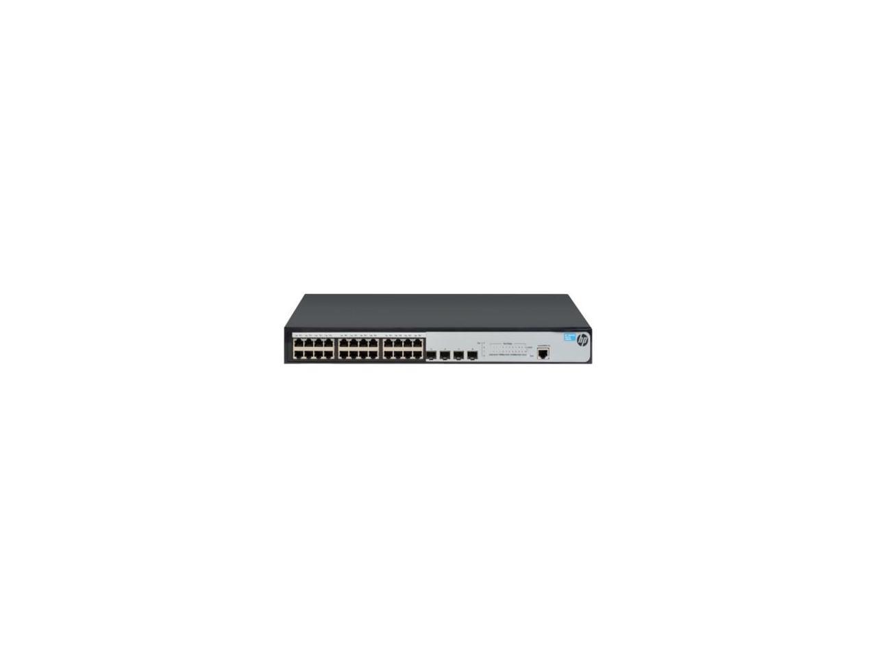 HP 1920-24G-PoE+ (370W) Fixed 24 Port Web Managed Gigabit Ethernet ...