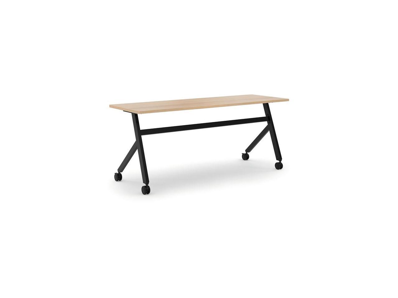 HON Multi-Purpose Table, Flip Base - 72" Table Top Width x 24" Table ...