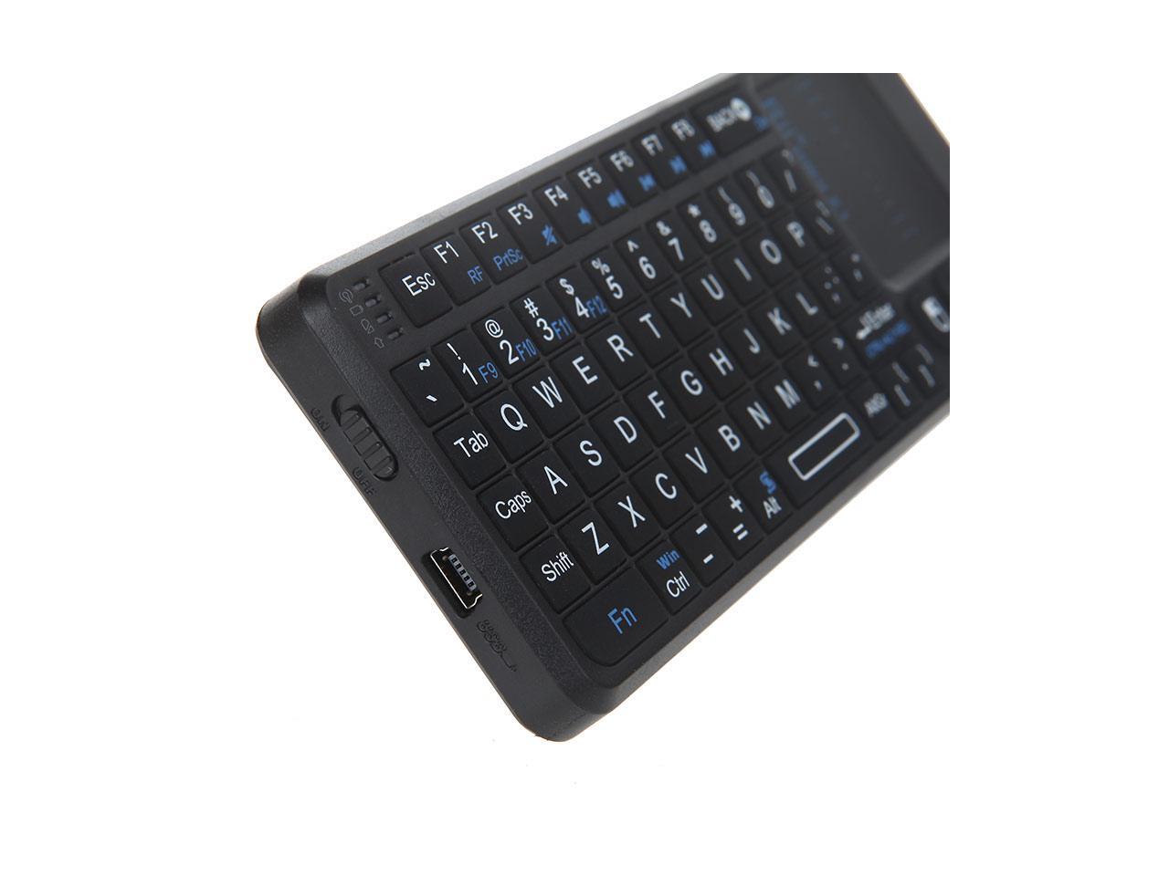 Rii mini X1 Handheld 2.4G Wireless Keyboard Touchpad Mouse for PC ...
