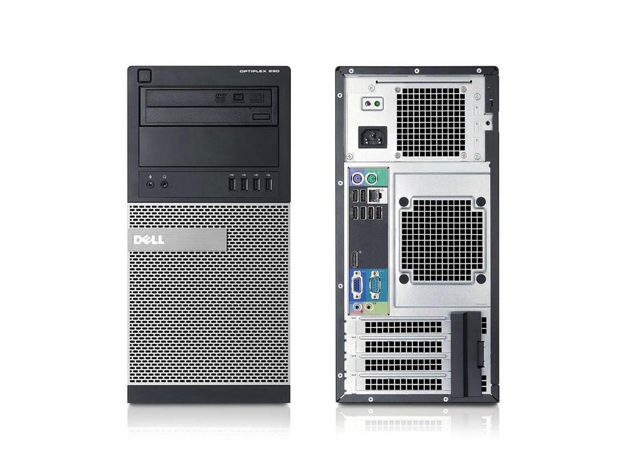 Refurbished: Dell OptiPlex Mini Tower Intel Quad-Core i7-2600 3.40GHz ...