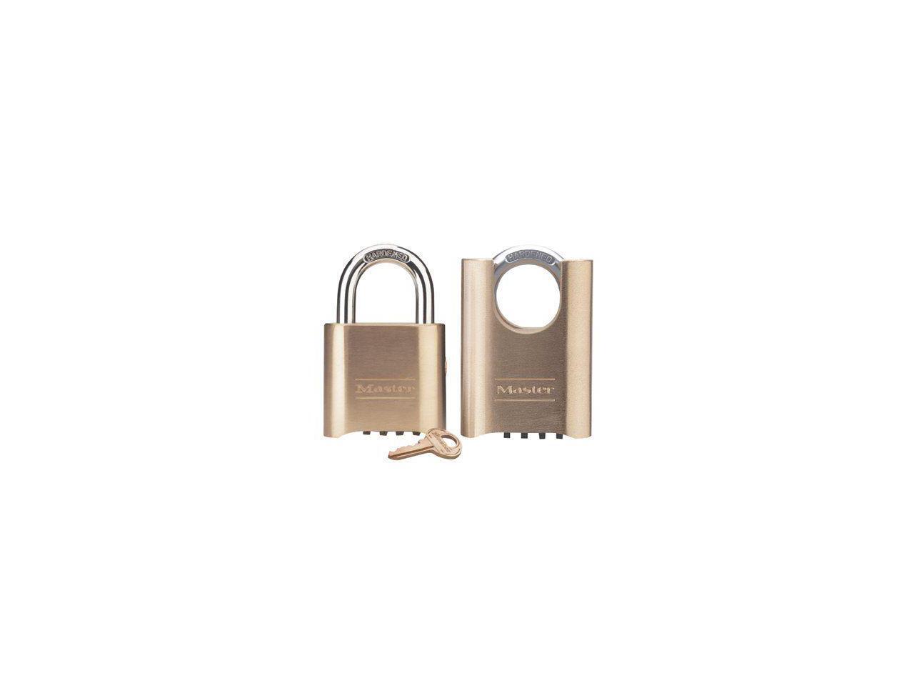 Master Lock Combination Padlock,1 1/2in,Rectgle,Gold 176 - Newegg.com