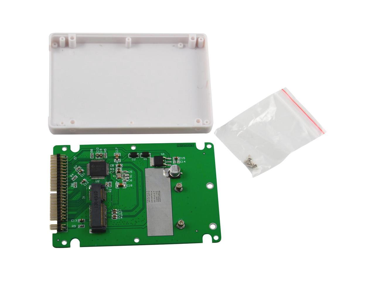 JacobsParts mSATA to 2.5" PATA / IDE SSD Enclosure Adapter Case 9.5mm ...