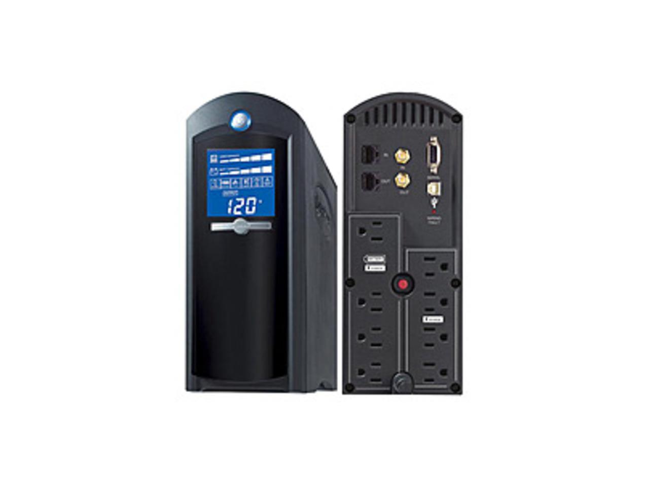 CyberPower CP1500AVRLCD Intelligent LCD UPS Systems - Newegg.com