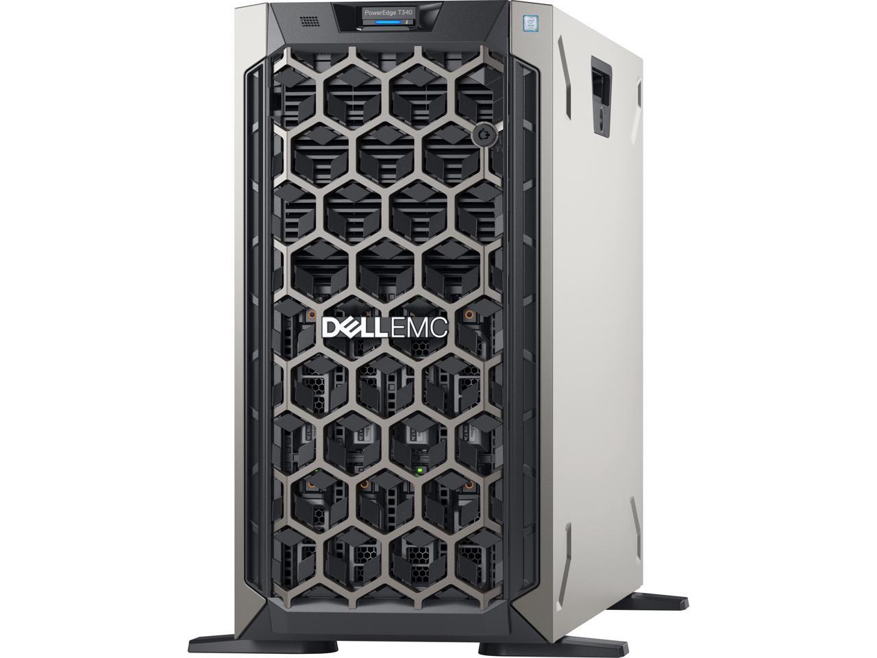 Dell EMC PowerEdge T340 5U Tower Server 1 x Xeon E-2234 8GB 1T B 1TB ...
