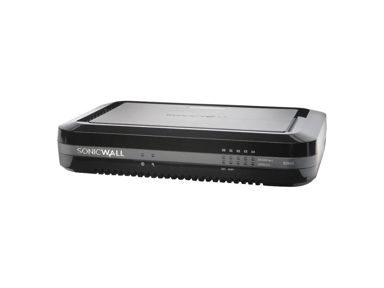 SonicWall SOHO 250 Network Security/Firewall Appliance - 5 Port - 10 ...