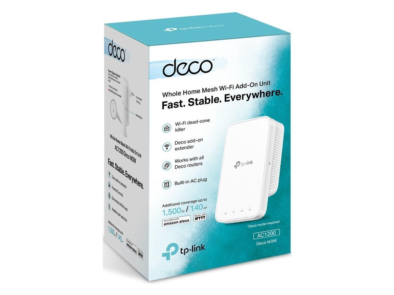 TP-Link Deco Whole Home Mesh WiFi System(Deco M3W) - Seamless Roaming ...