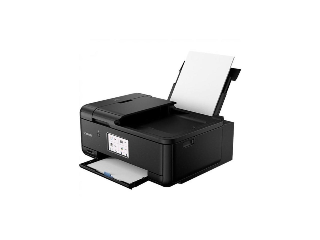 Canon Pixma TR8620 Wireless All-In-One Inkjet Printer with Fax Black ...