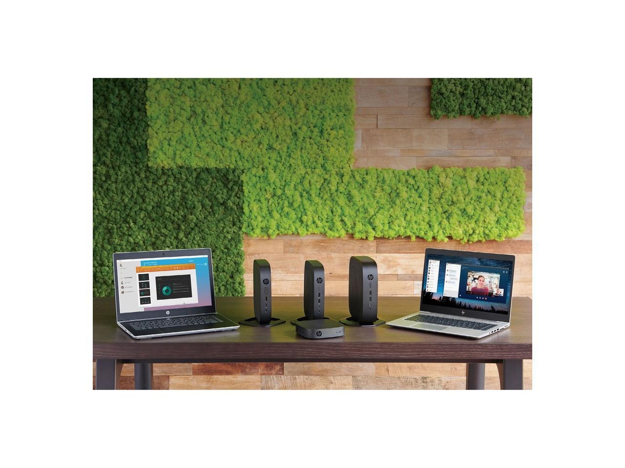 HP t740 Thin Client - AMD Ryzen V1756B Quad-core (4 Core) 3.25 GHz ...