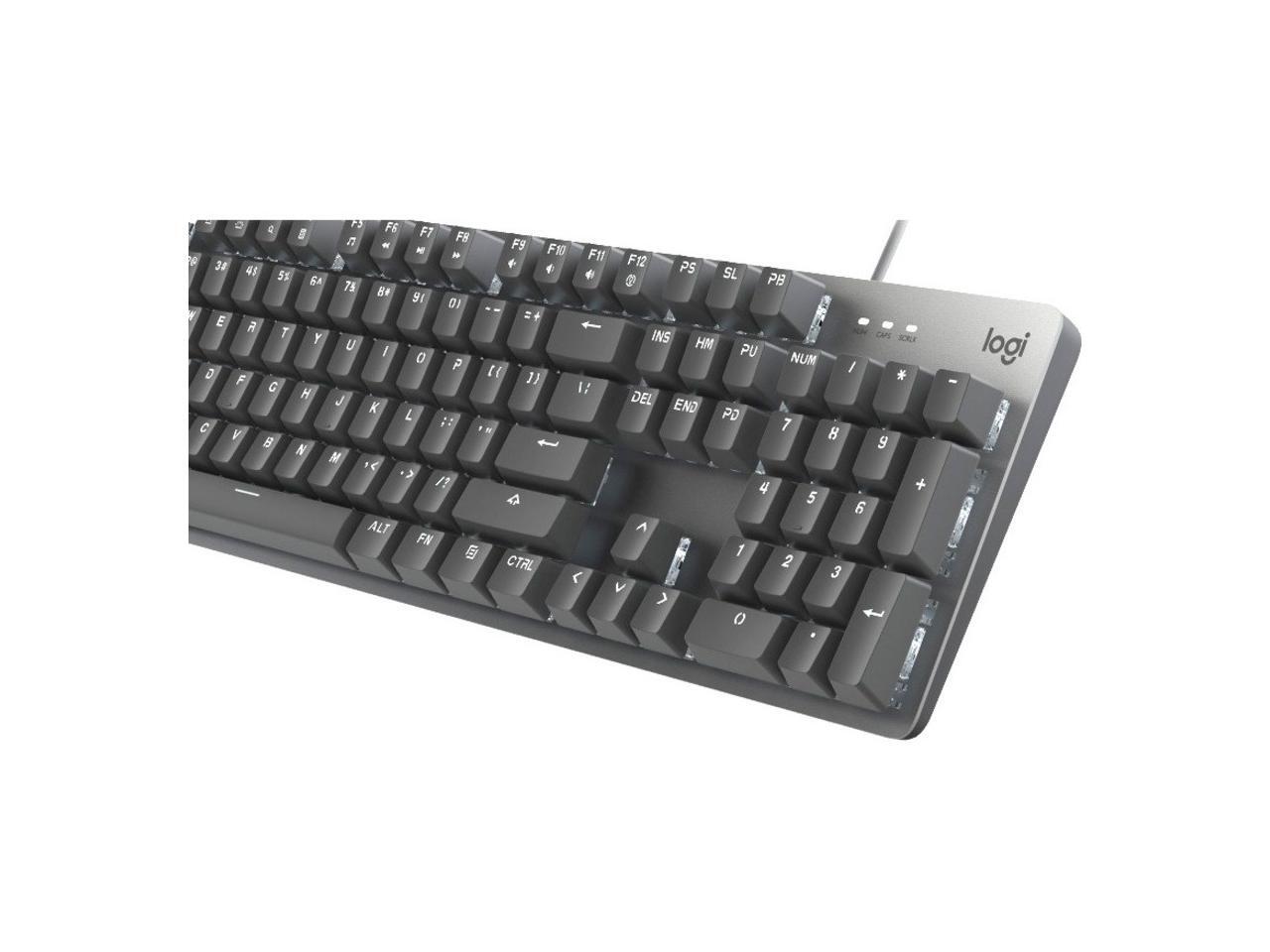 Logitech K845 Mechanical Illuminated Keyboard, Strong Adjustable Tilt ...