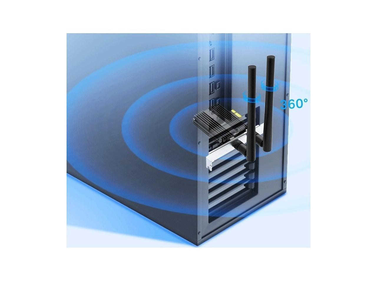 TP-Link WiFi 6 AX3000 PCIe WiFi Card for PC with Heat Sink (Archer ...