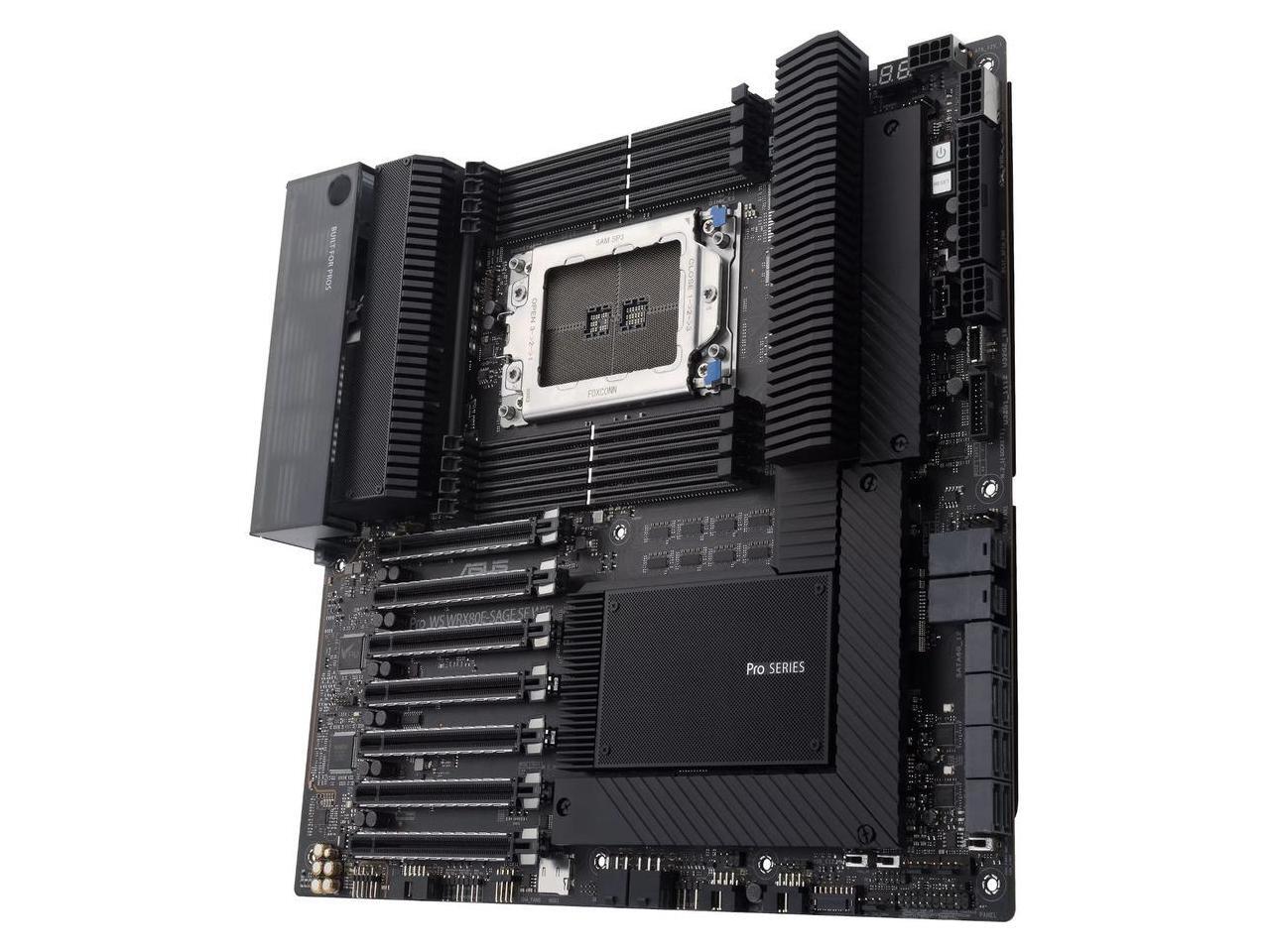 ASUS PRO WS WRX80E-SAGE WIF-SI R Server Motherboard, AMD WRX80 Ryzen ...