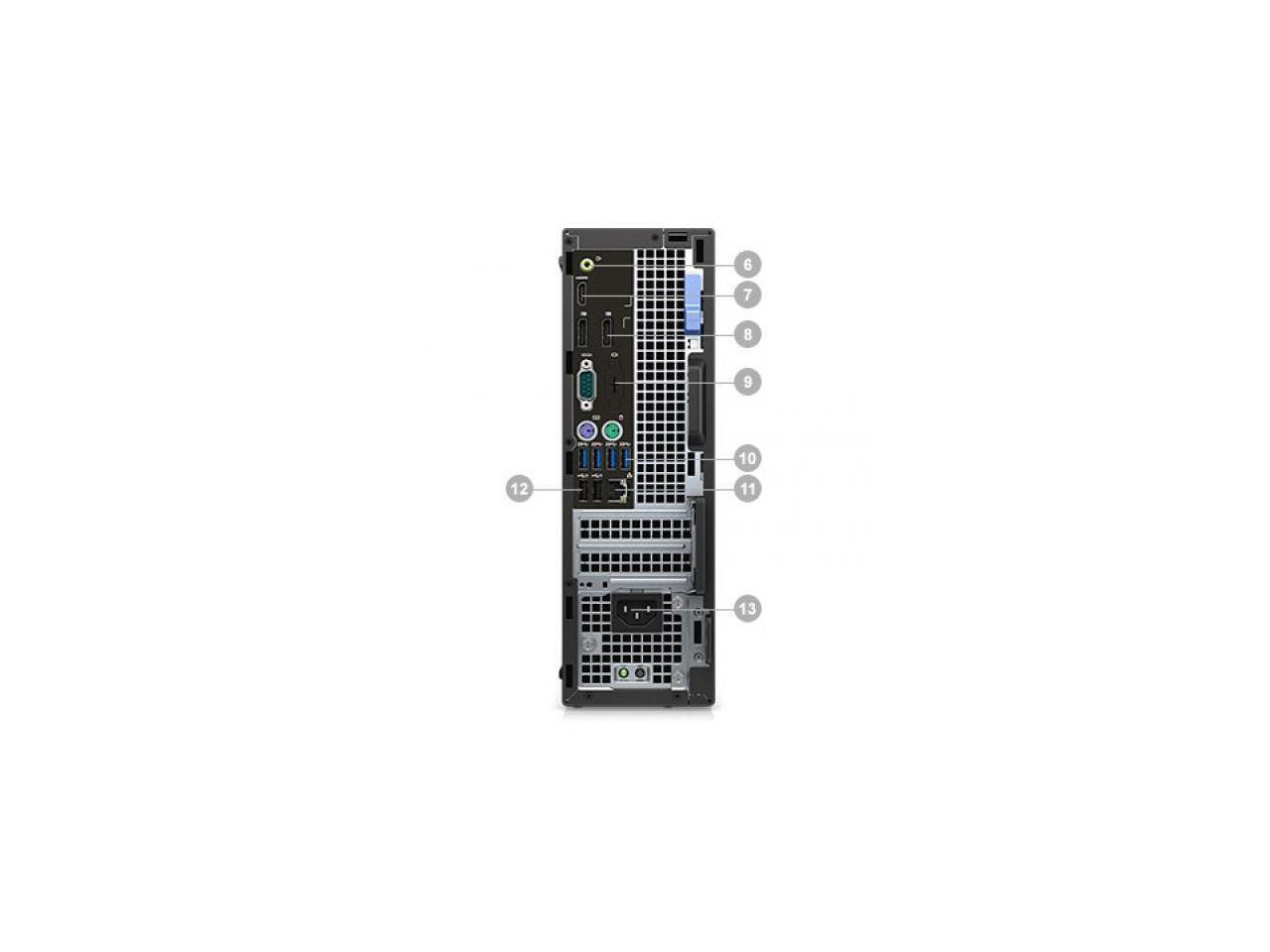 Dell OptiPlex 5050 Desktop Computer - Intel Core i7 (7th Gen) i7-7700 3 ...