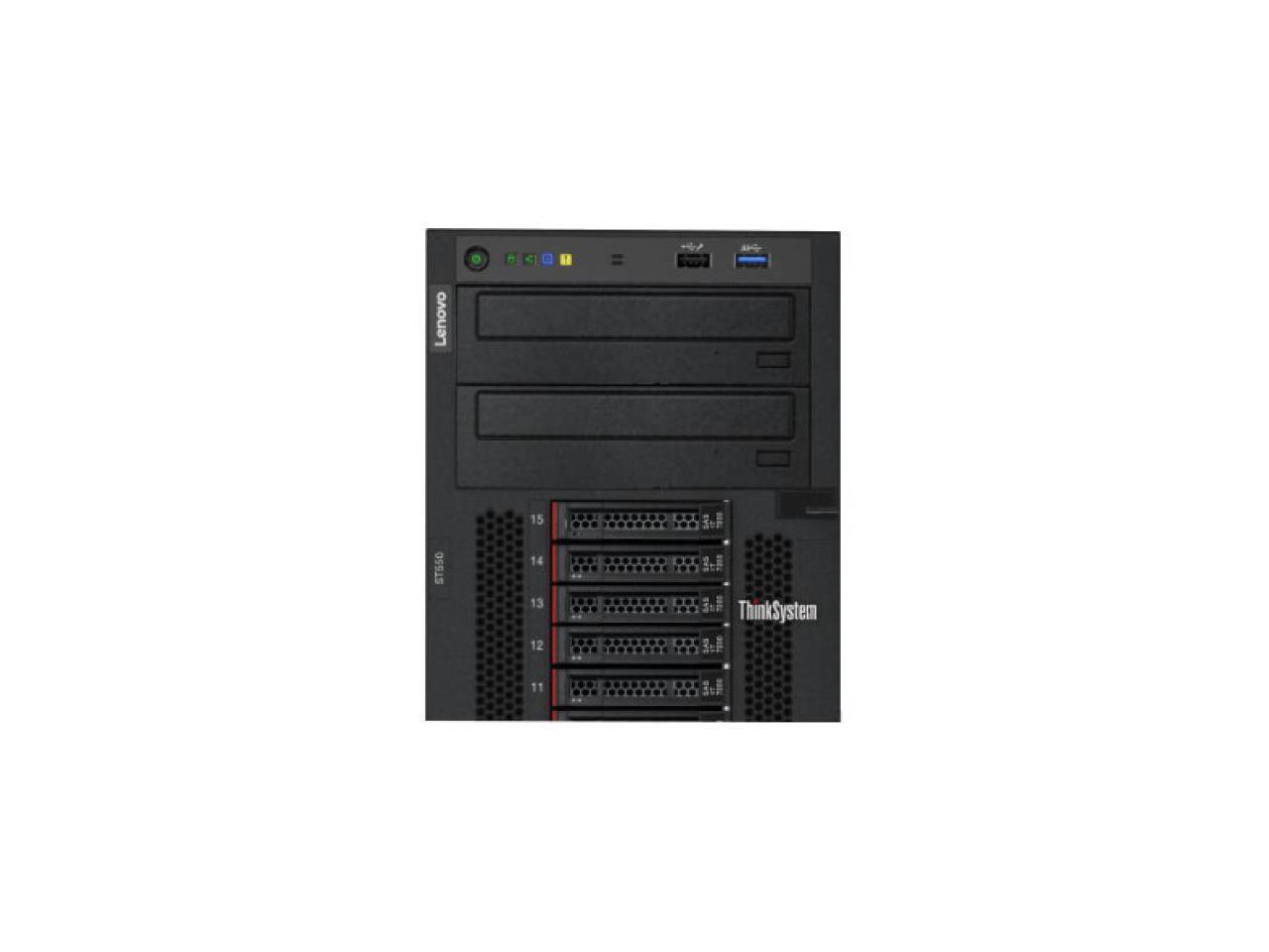 Lenovo ThinkSystem ST550 7X10A02PNA 4U Tower Server - 1 x Intel Xeon ...