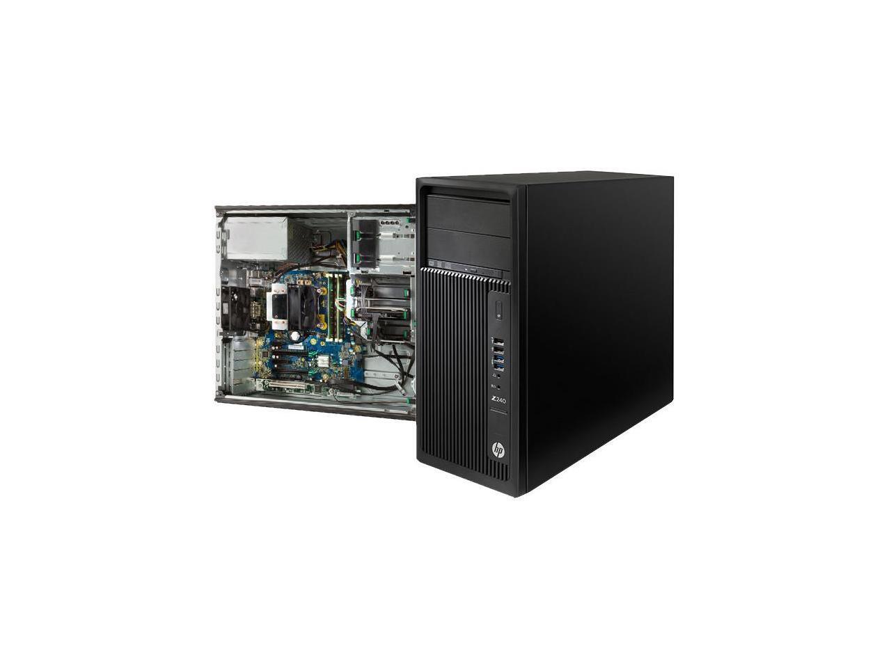 HPE Z240 Workstation Tower Workstation Intel Core i7 7th Gen 2TF24UT# ...