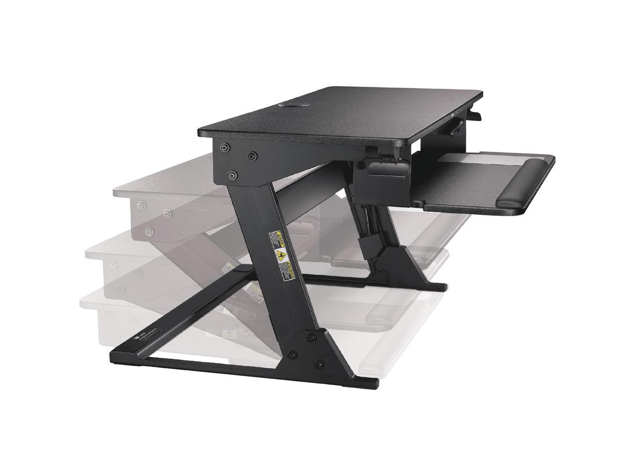 3M SD60B Standing Desk, Converts Desktop To Sit-Stand Workstation, 35.4 ...