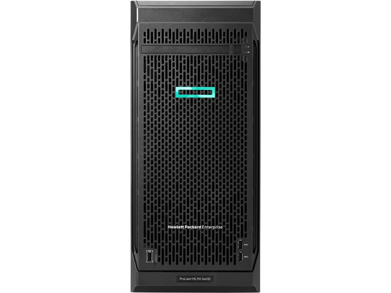 HP ProLiant ML110 G10 4.5U Tower Server - 1 x Intel Xeon Silver 4110 Octa-core (8 Core) 2.10 GHz ...
