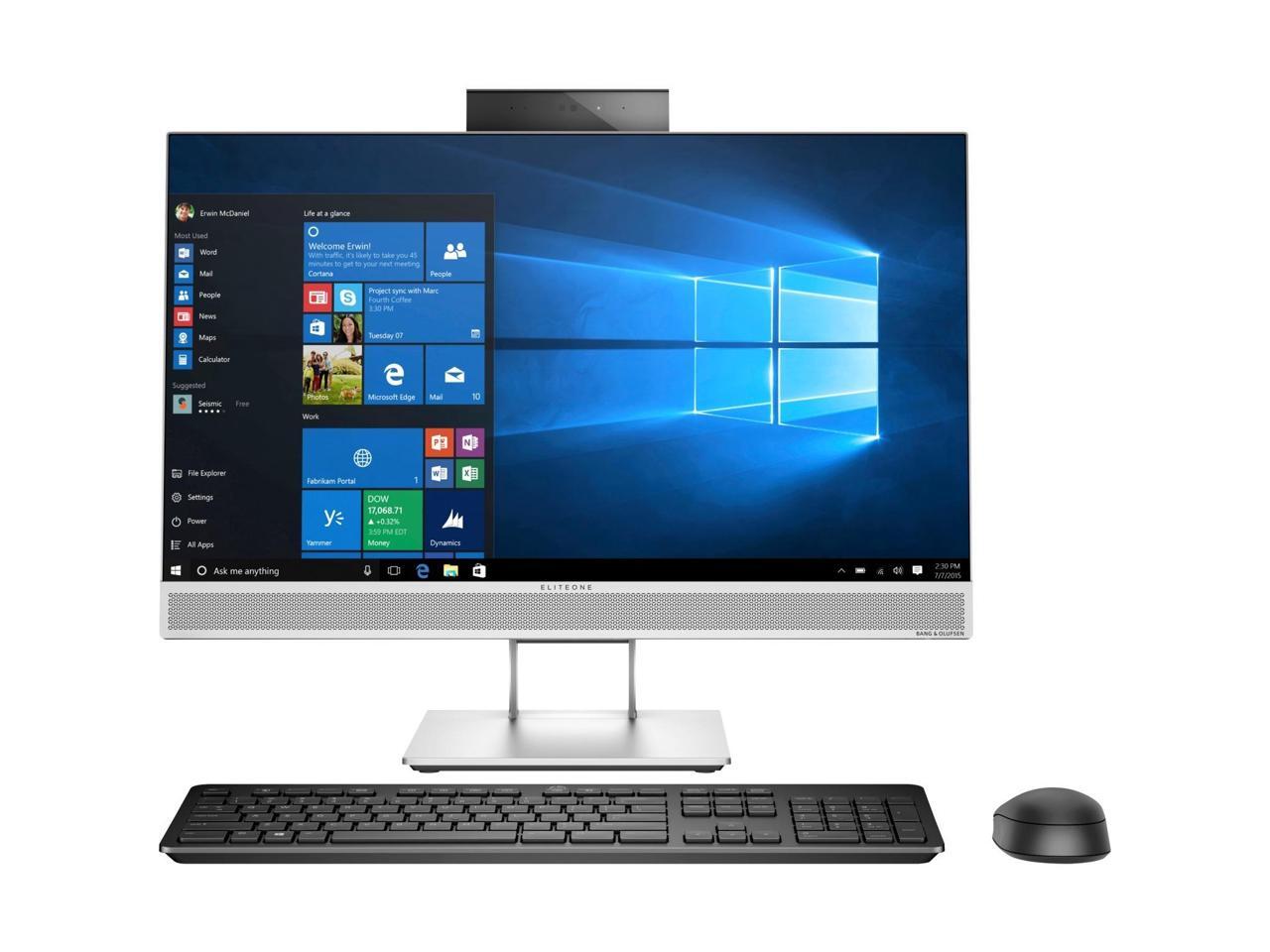 HP All-in-One Computer EliteOne 800 G4 (4HK03UT#ABA) Intel Core i5 8th ...